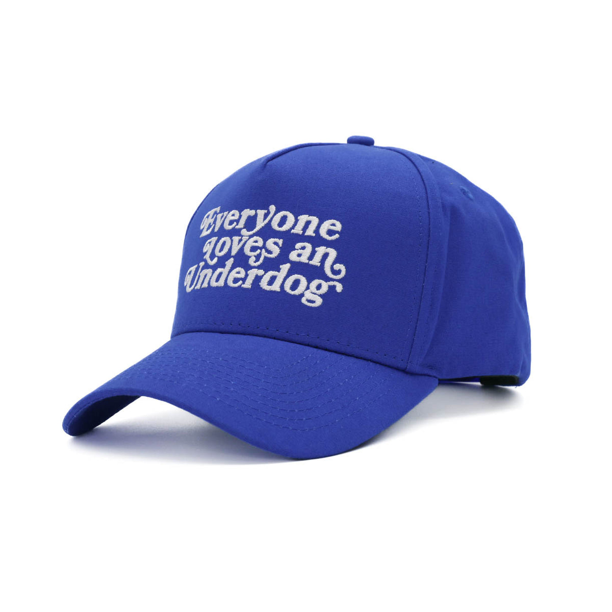 DEUCE EVERYONE LOVES AN UNDERDOG CURVED SNAPBACK | Blue – Deuce Brand Australia