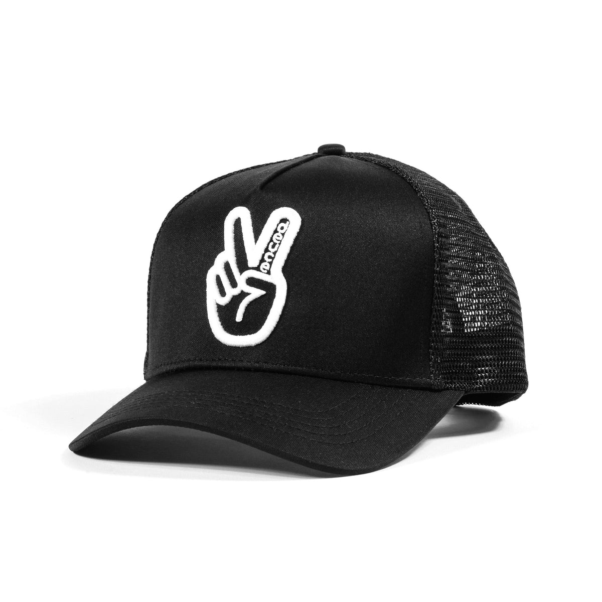 DEUCE PEACE TRUCKER HAT | Black – Deuce Brand Australia