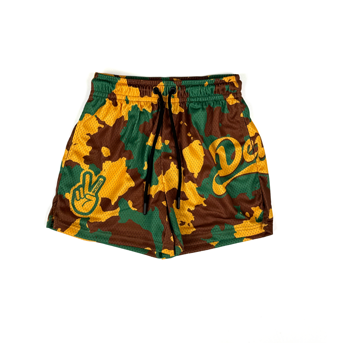 DEUCE KIDS MESH SHORTS | Vintage Camo – Deuce Brand Australia
