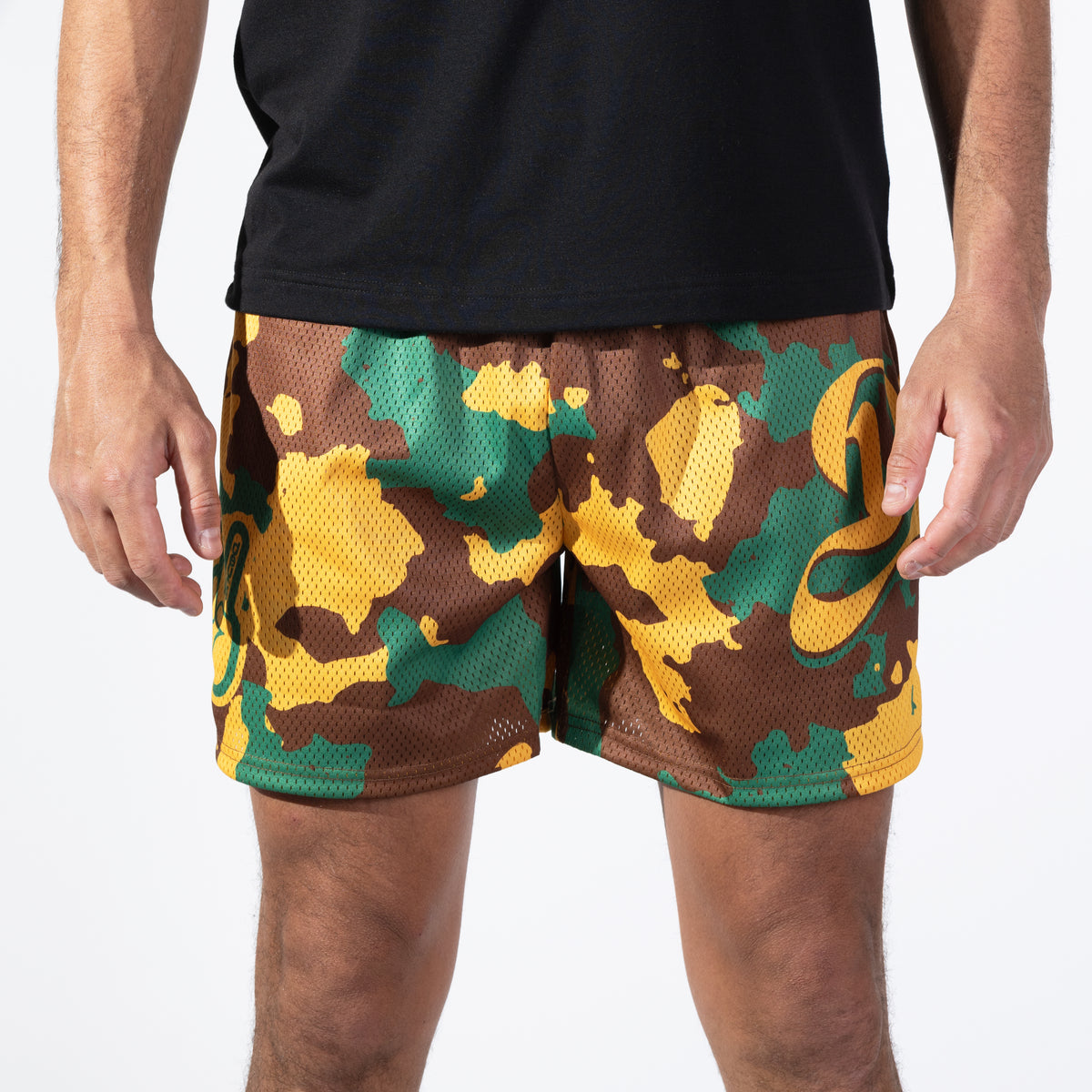 DEUCE MESH SHORTS | Vintage Camo – Deuce Brand Australia