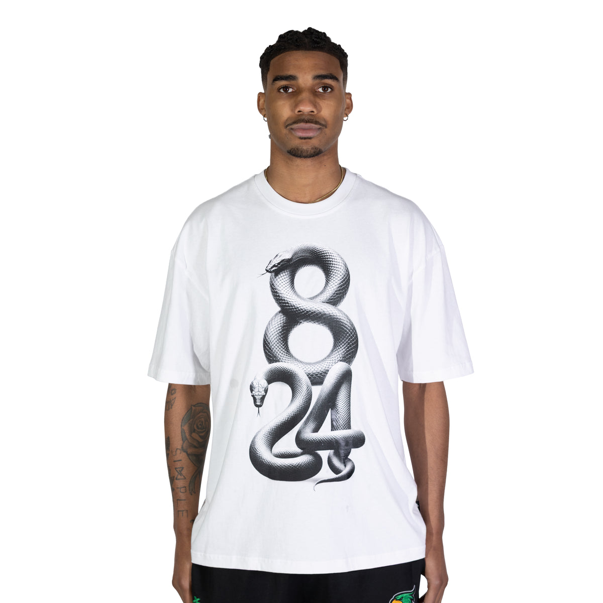 DEUCE 8.24 MAMBA STREET TEE | White – Deuce Brand Australia
